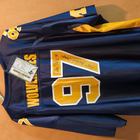 STARTER | Shirts | University Of Michigan Wolverines Football Jersey 97 ...